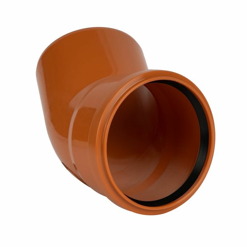 Отвод наружный канализационный 110 45 контур