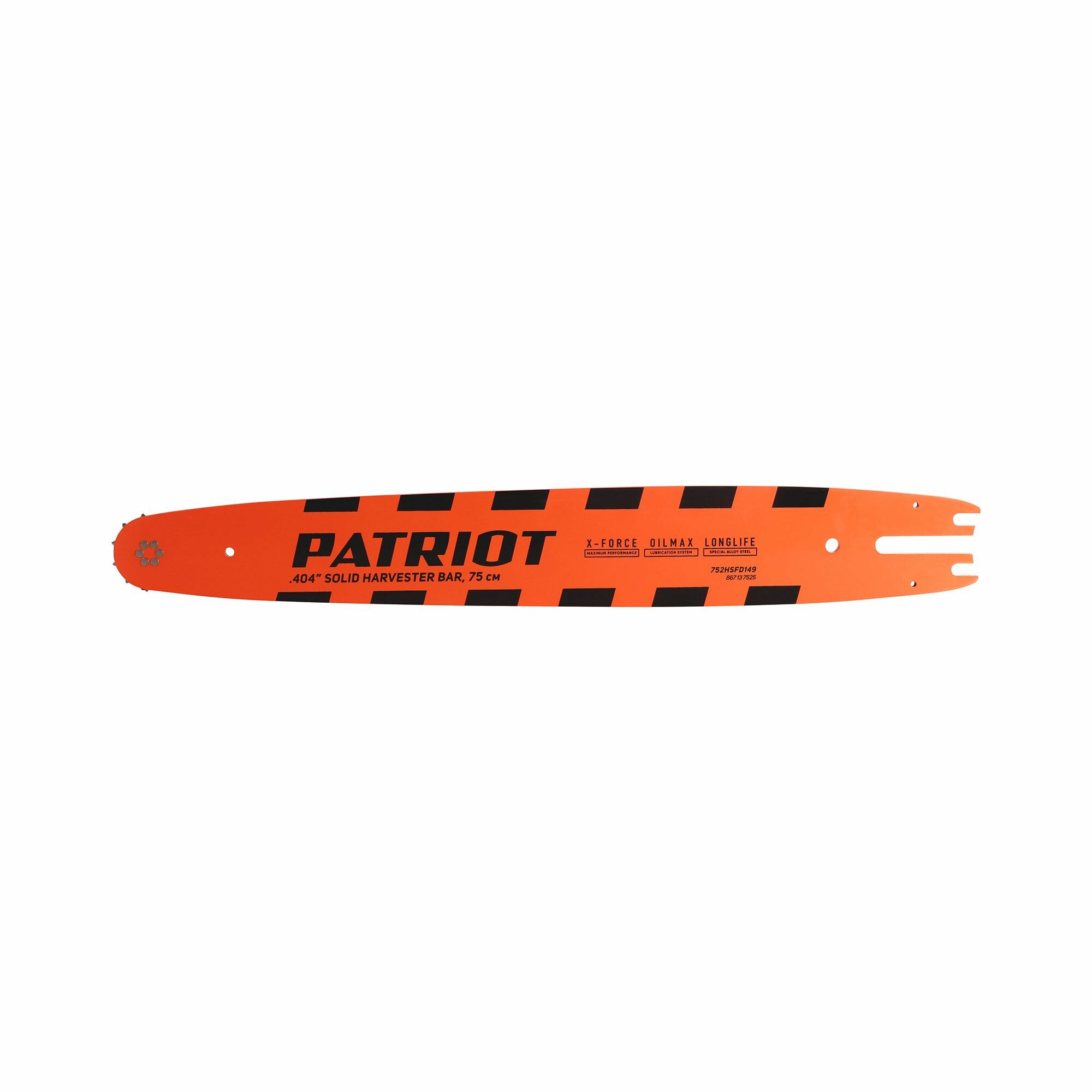 Шина для бензопилы PATRIOT 752HSFD149 для харвестера, 75 см, 404, 2,0мм