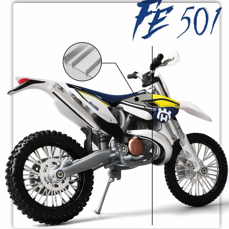 Модель гоночного мотоцикла Maisto 1:12 Husqvarna FE 501 из сплава