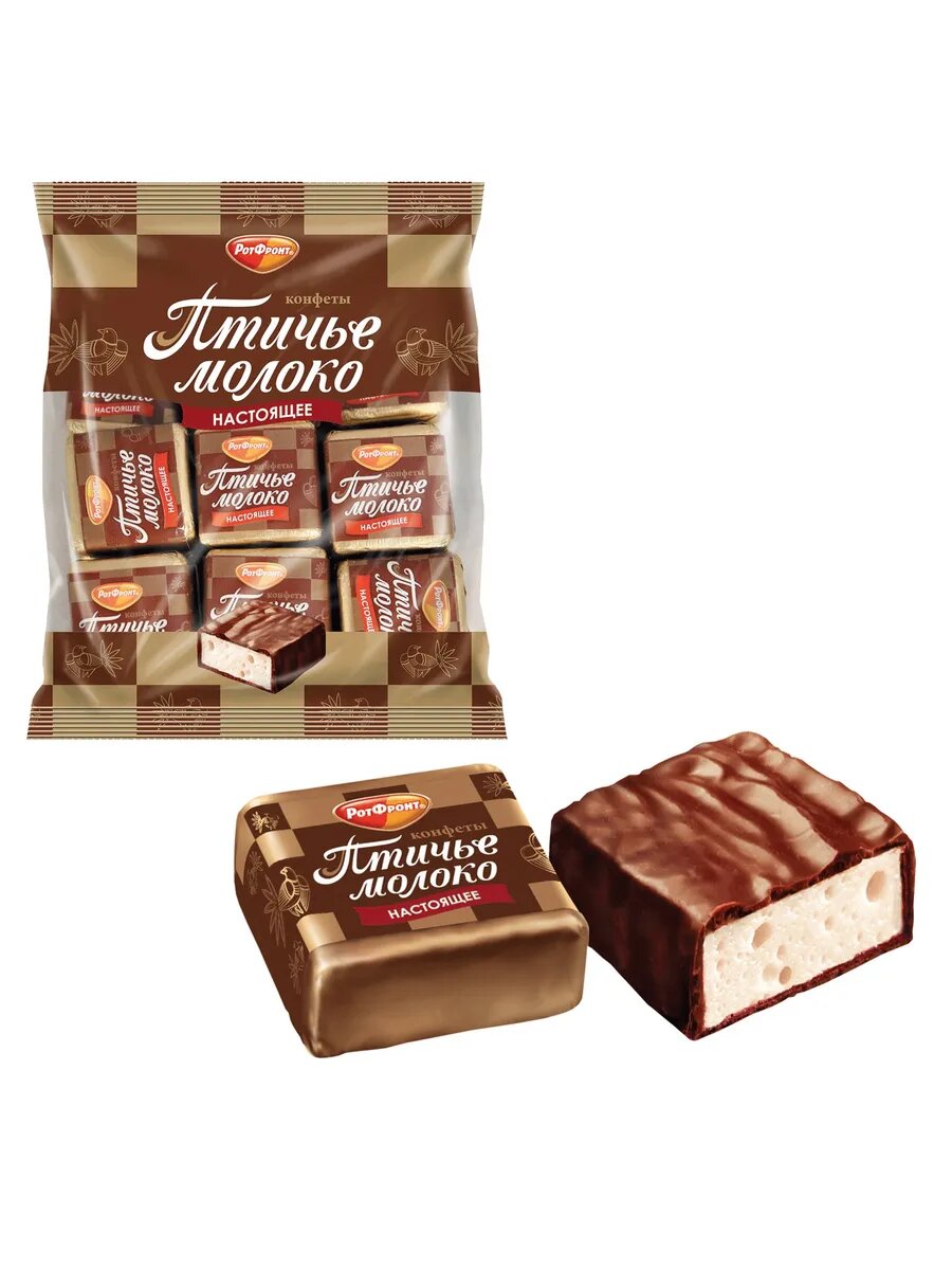 Конфеты Птичье молоко суфле сливочно-ванильные