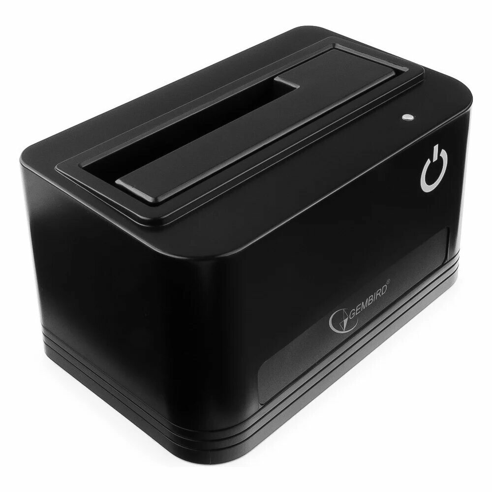 Докстанция Gembird 2.5/3.5 черный USB 3.0 SATA HDD/SSD HD32-U3S-4 пластиковый корпус для 2.5‑3.5‑дюймовых дисков