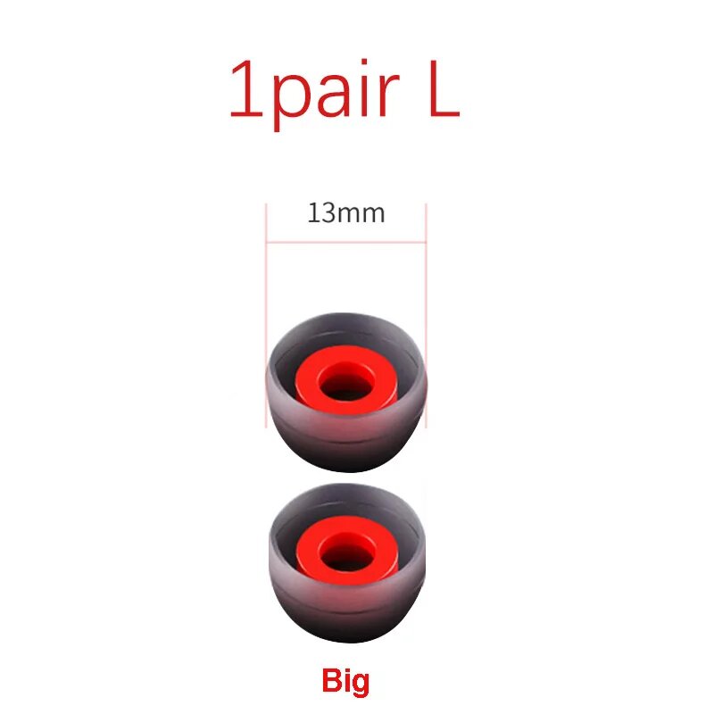 Силиконовые амбушюры 1pair L, 13 мм