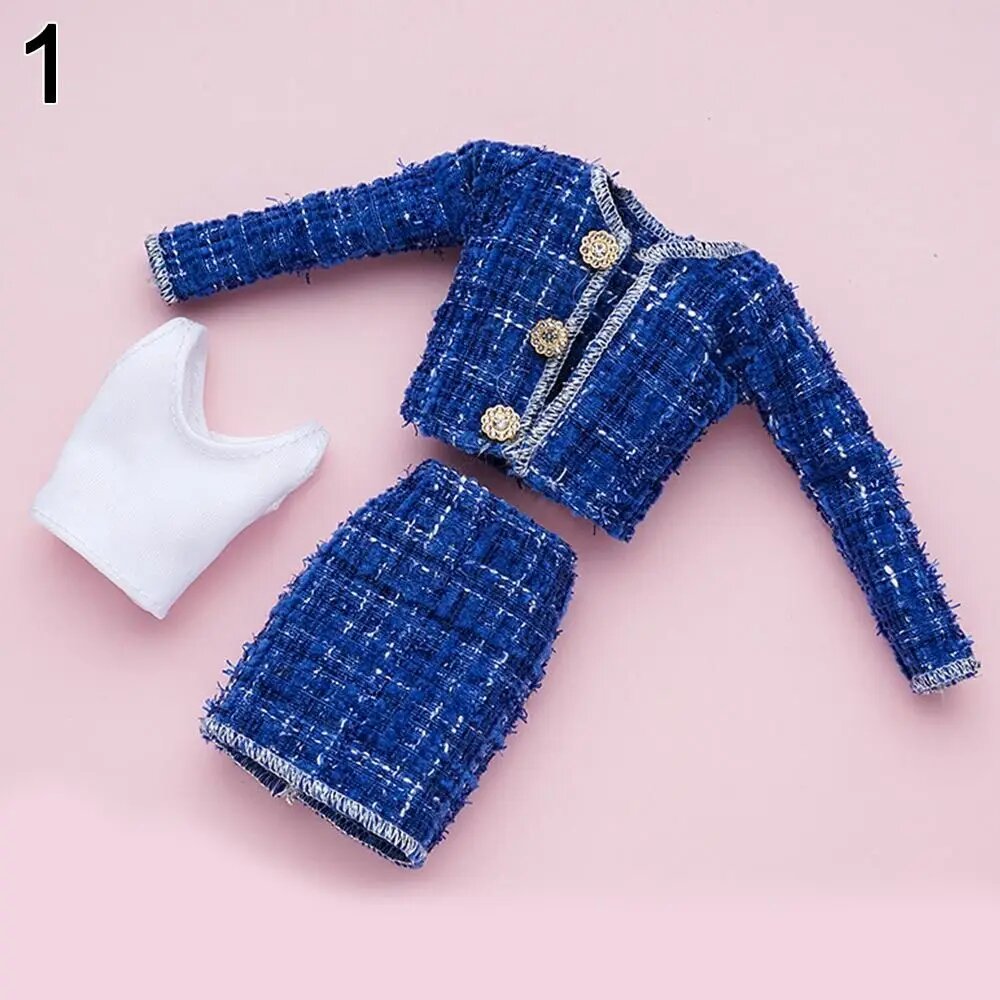 Костюм для куклы 30 см, синий, Color: 1