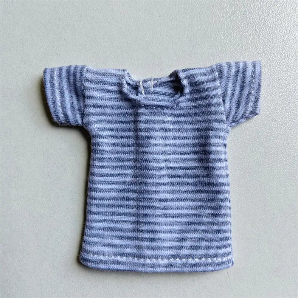 Футболка из хлопка FJ&LUK HOUSE для кукол 1/6 Серый, style 10