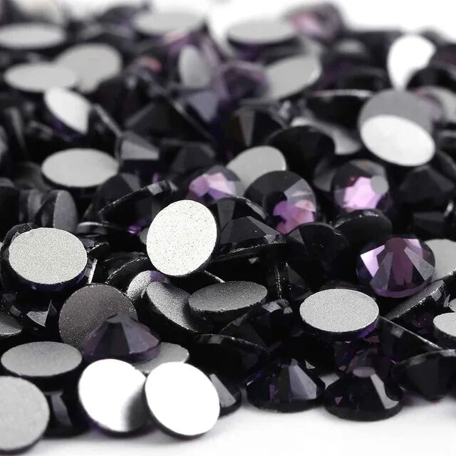 Стразы фиолетовые Amethyst ss12, 1440шт