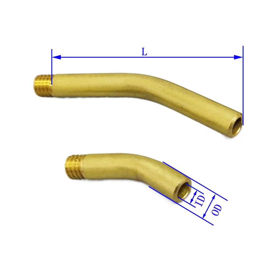 Латунные трубы M5/M6/M8 80mm, M6 (OD 6mm ID 4mm)