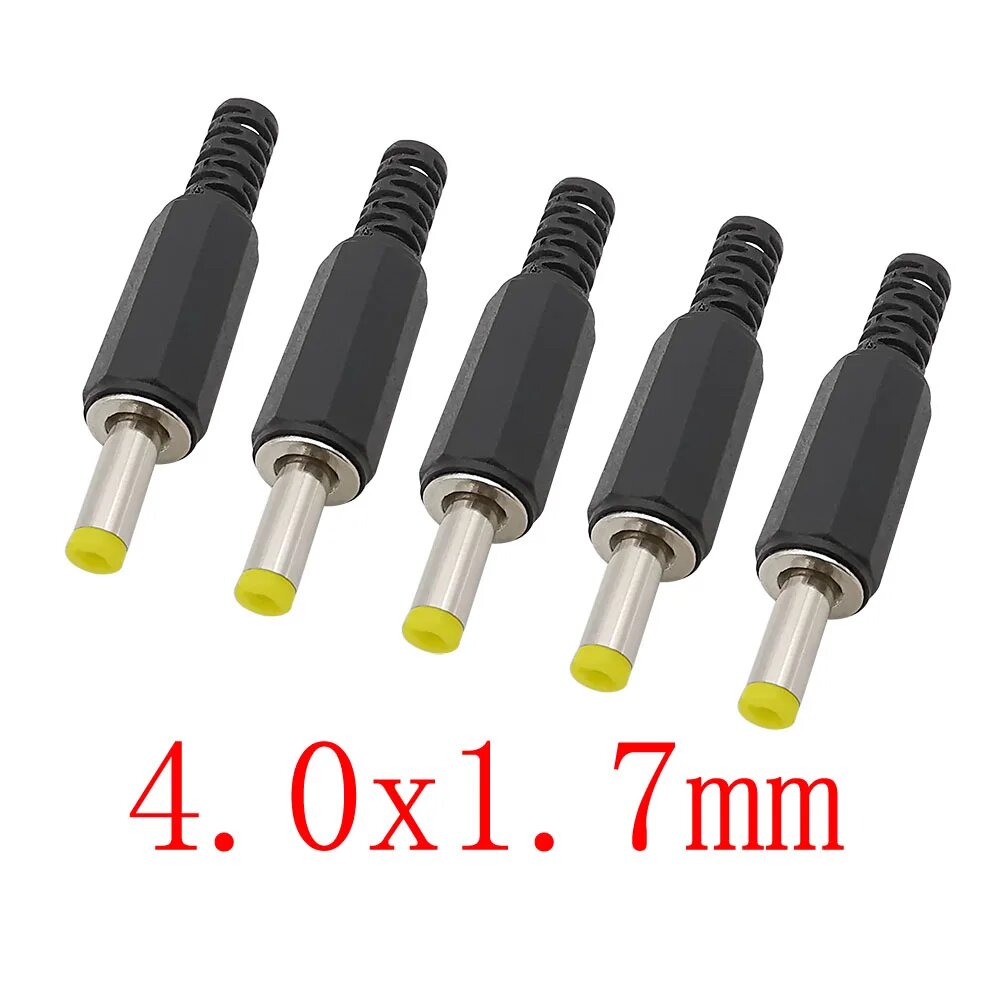 Набор разъемов питания постоянного тока 5 шт. 4.0x1.7mm