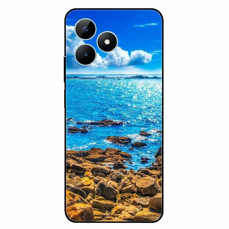 Для Realme Note 50, силиконовый роскошный мягкий чехол из ТПУ для Realme Note 50 4G, бампер для 52