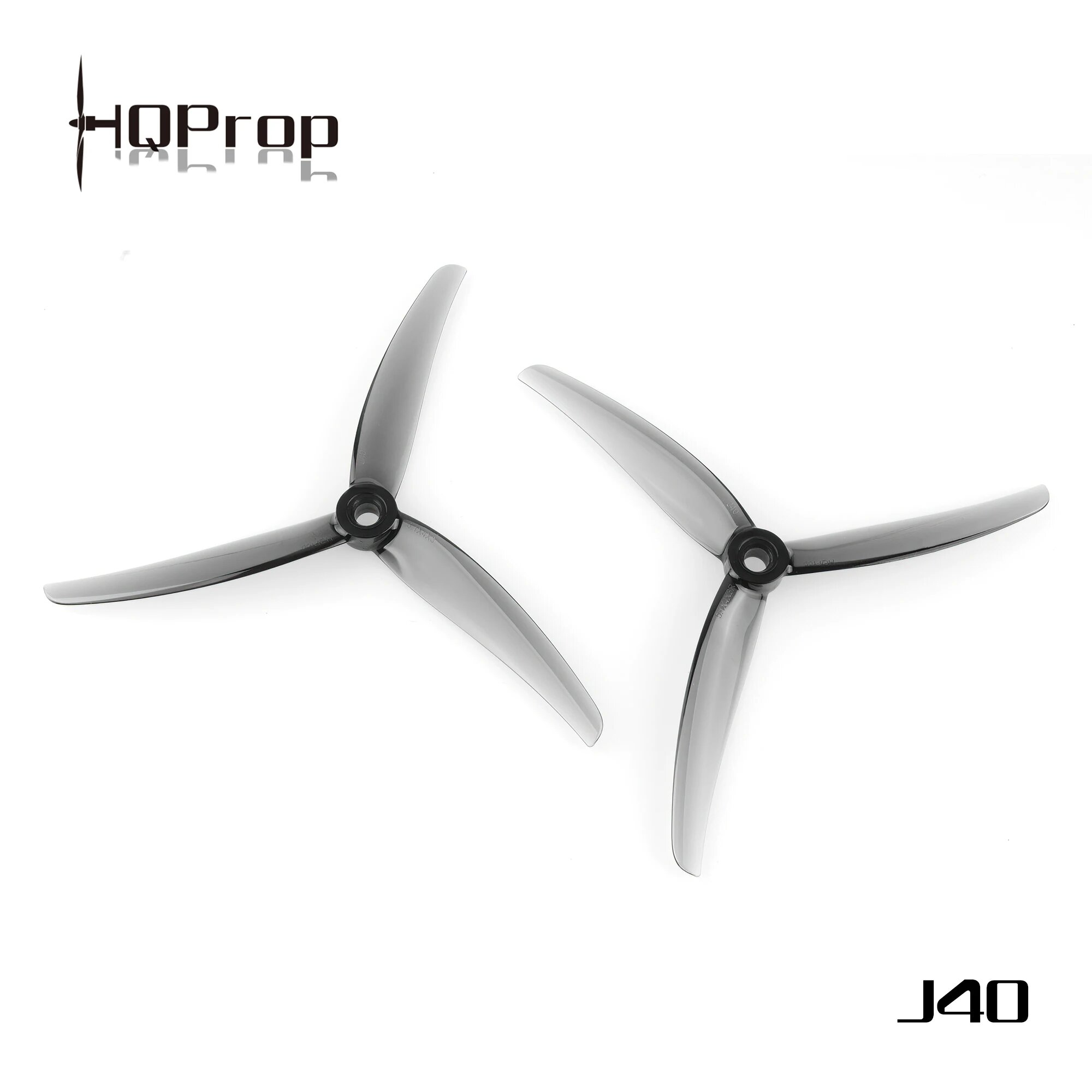 10 пар HQ Juicy Prop J40 5.1X4X3 (CW+CCW) поликарбонат Белый, Gray 10pairs