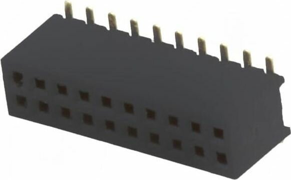 Гнездо CONNFLY DS1065-05-2*10S8BSXB Гнездо штыревой "мама" PIN 20 прямой 1,27мм SMT 2x10 1А 1шт