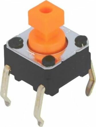 Микропереключатель OMRON B3F-1055 Микропереключатель TACT SPST-NO Пол: 2 0,05A/24ВDC THT нет 1шт