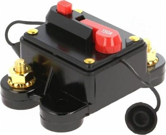 Предохранитель 4CM SBA-150A автоматический, автомобильный, 150А, черный, 1 шт