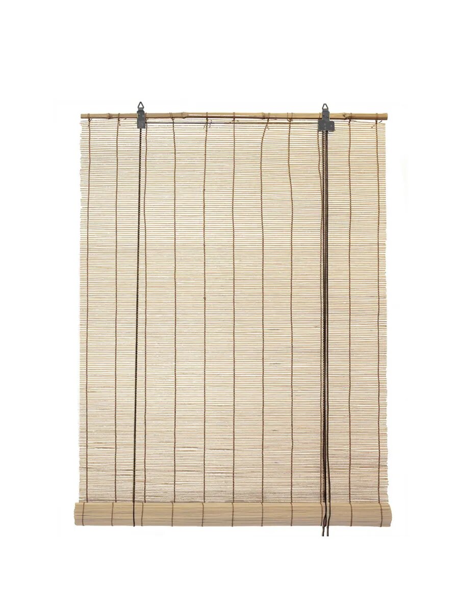Штора Эскар 71909050180, бамбуковая, светонепроницаемость 60%, 50x160 см