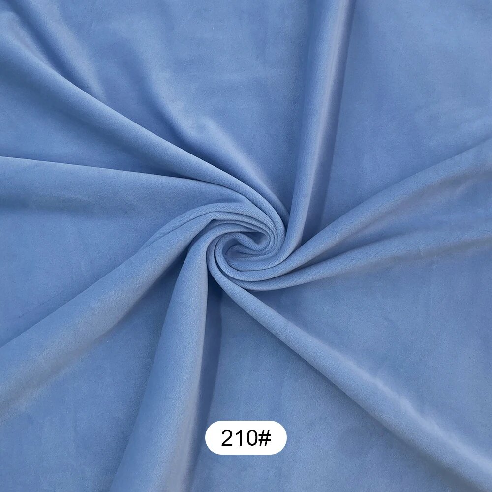 Эластичная плюшевая ткань Minky SEWBATO 50x50 см Синий, 210