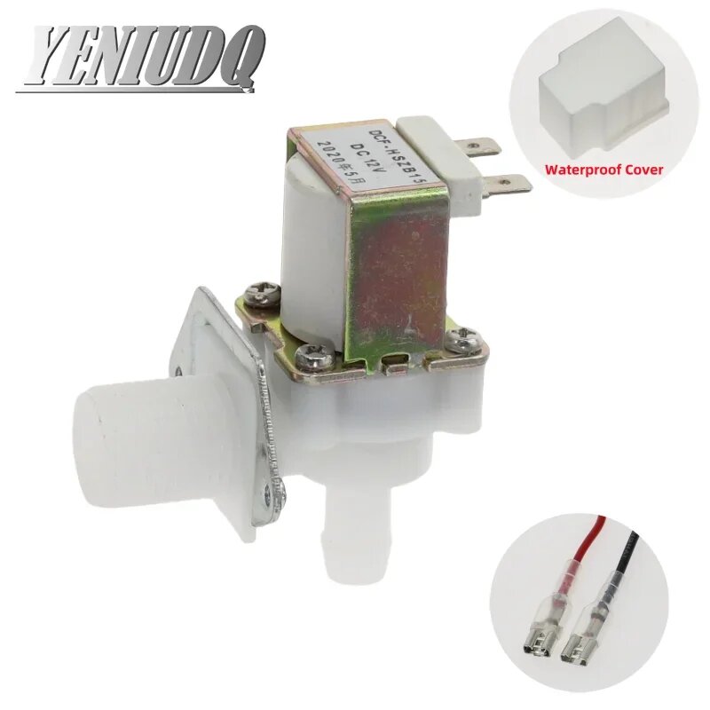 Пластиковый электромагнитный клапан, дозатор для воды, впускной клапан 3/4 дюйма, мужской, экспортный, 12 мм, пагода, 220 В, 24 В и 12 В,