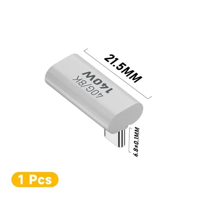 NNBILI PD140W USB C адаптер «мама-папа» PD 3.1 конвертер 40 Гбит/с передача данных 8K при 60 Гц 6