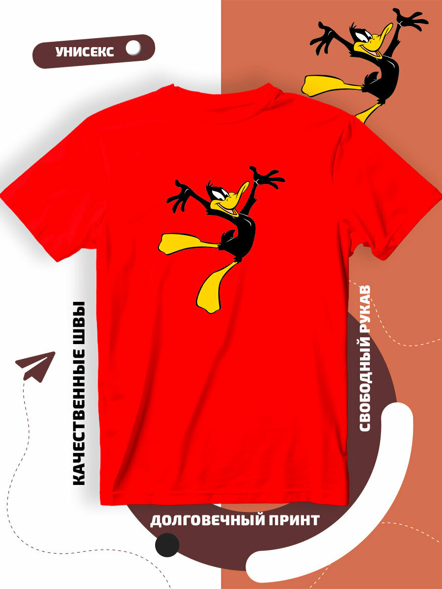 Футболка даффи дак daffy duck утка