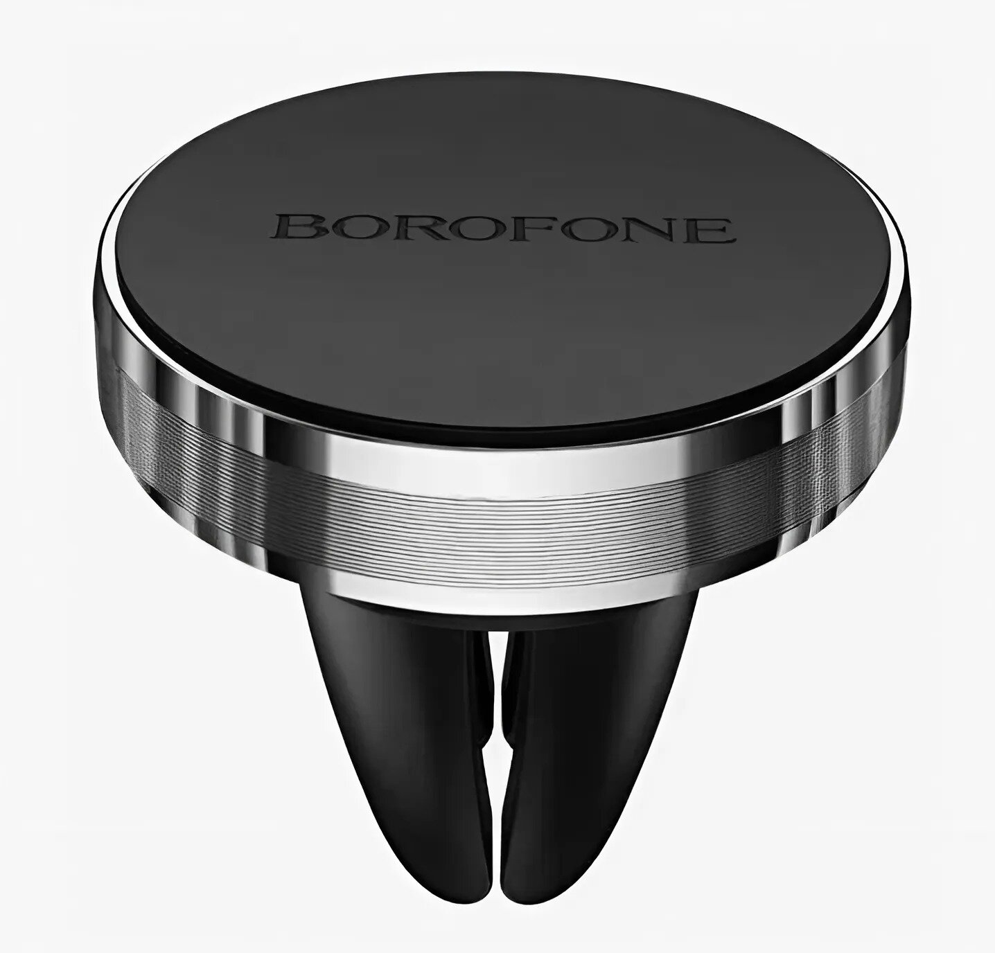 Автомобильный магнитный держатель для телефона в воздуховод BOROFONE BR8 Air серебристый
