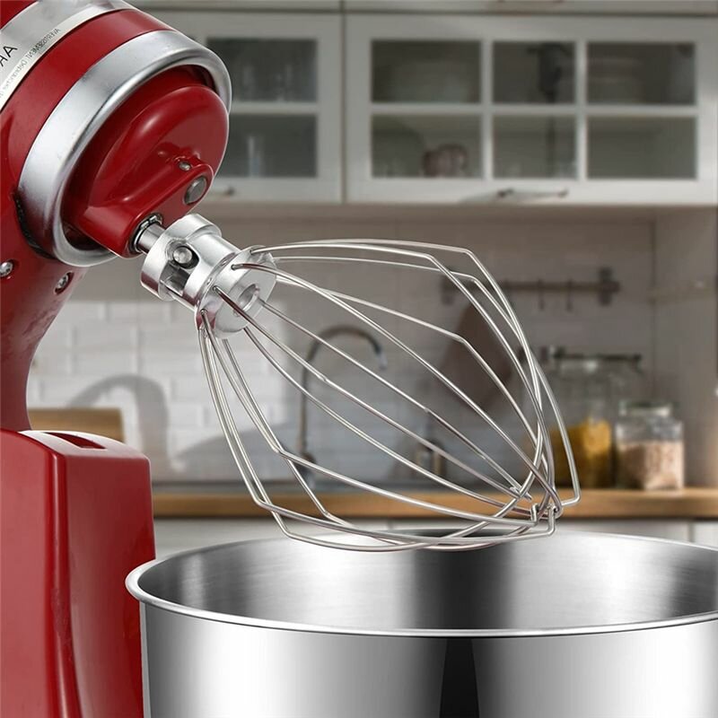 Венчик для миксера KitchenAid из нержавеющей стали универсальный замена KN256WW для теста и кремов