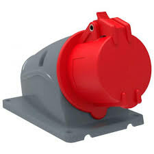 Розетка стационарная ССИ-114 16А-6ч/380-415В IEK PSN12-016-4 EL