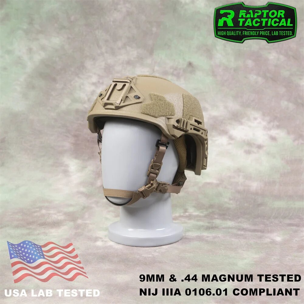 MILITECH UHMWPE Wendy Пуленепробиваемый шлем Coyote Tan, М