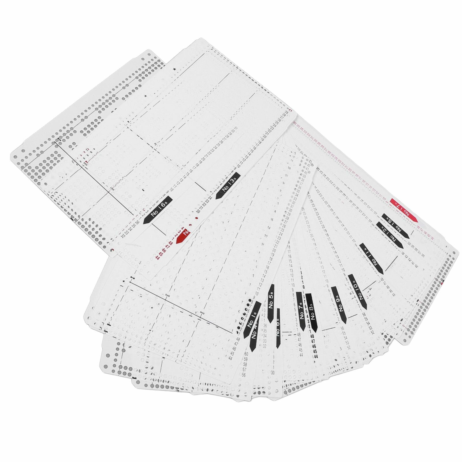 Перфокарта Цветок для вязальной машины № 1 20 Точность перфорации Мягкие и прочные аксессуары для вязальных машин