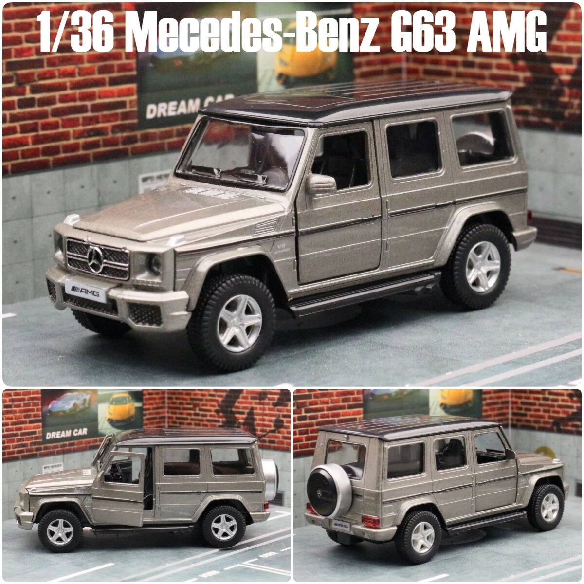 Mercedes-Benz G63 G-Class 1/36 металлическая модель автомобиля, розовый