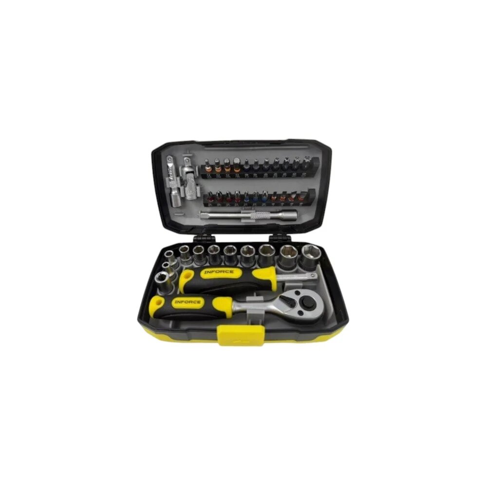Inforce универсальный набор инструмента 1/4" 38 предм 06-25-09