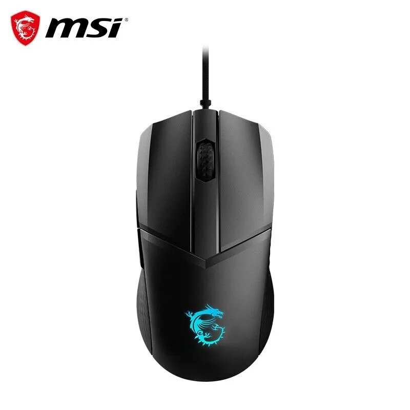 MSI Игровая мышь проводная MSI-GM41 V2, черный матовый