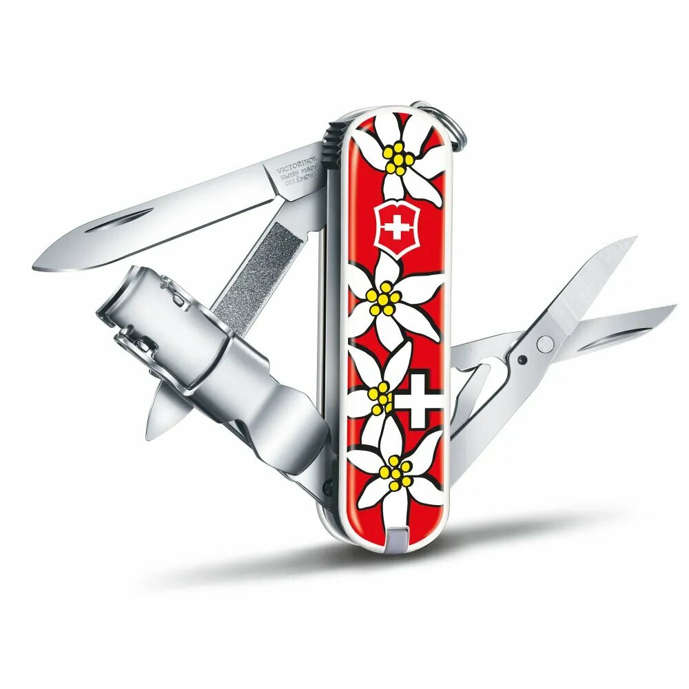Нож перочинный Victorinox Nail Clip 580 (0.6463.840) 65мм 8функц. белый подар. коробка