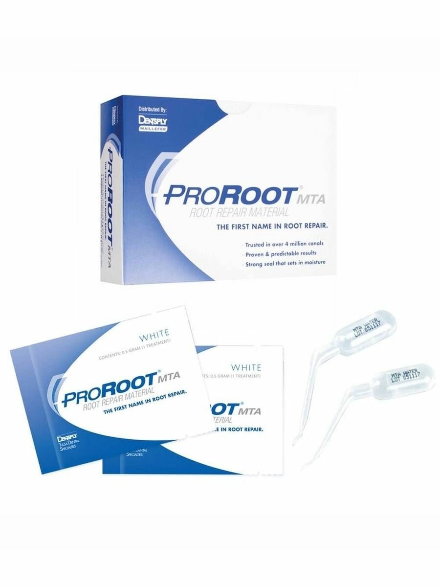 Про Рут МТА (Pro Root МТА), для пломбирования корневых каналов, 4х0,5г, A040500000300, дентсплай