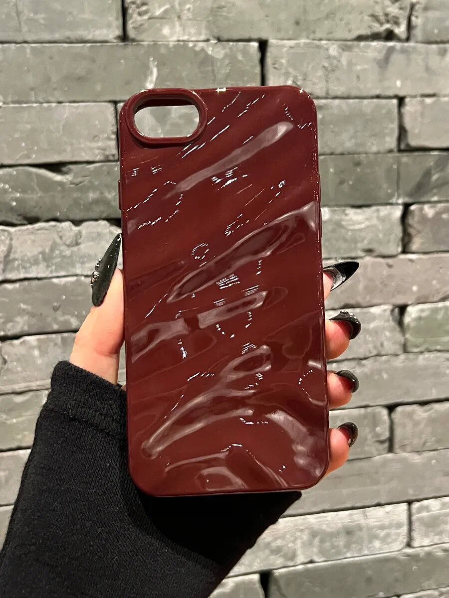 Чехол О'Кейси, для iPhone 7, 8, SE 2020, силиконовый, защита камеры, красный