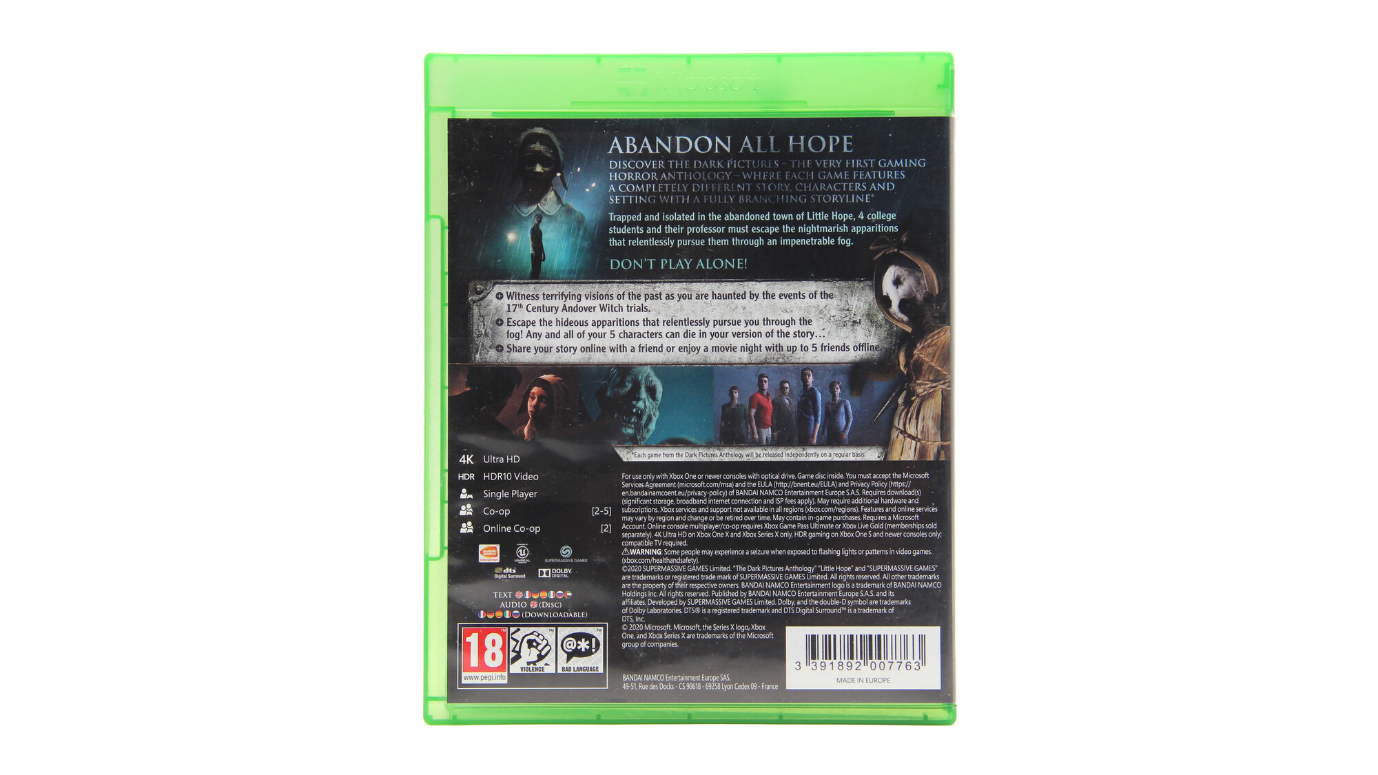 The Dark Pictures Anthology Little Hope (Xbox One/Series X)