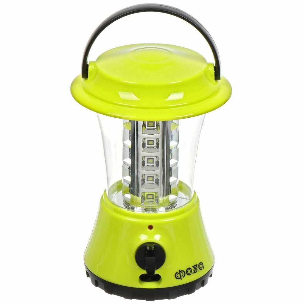 Кемпинговый фонарь ФАZА AccuF5-L36-gn, светодиодный, зеленый
