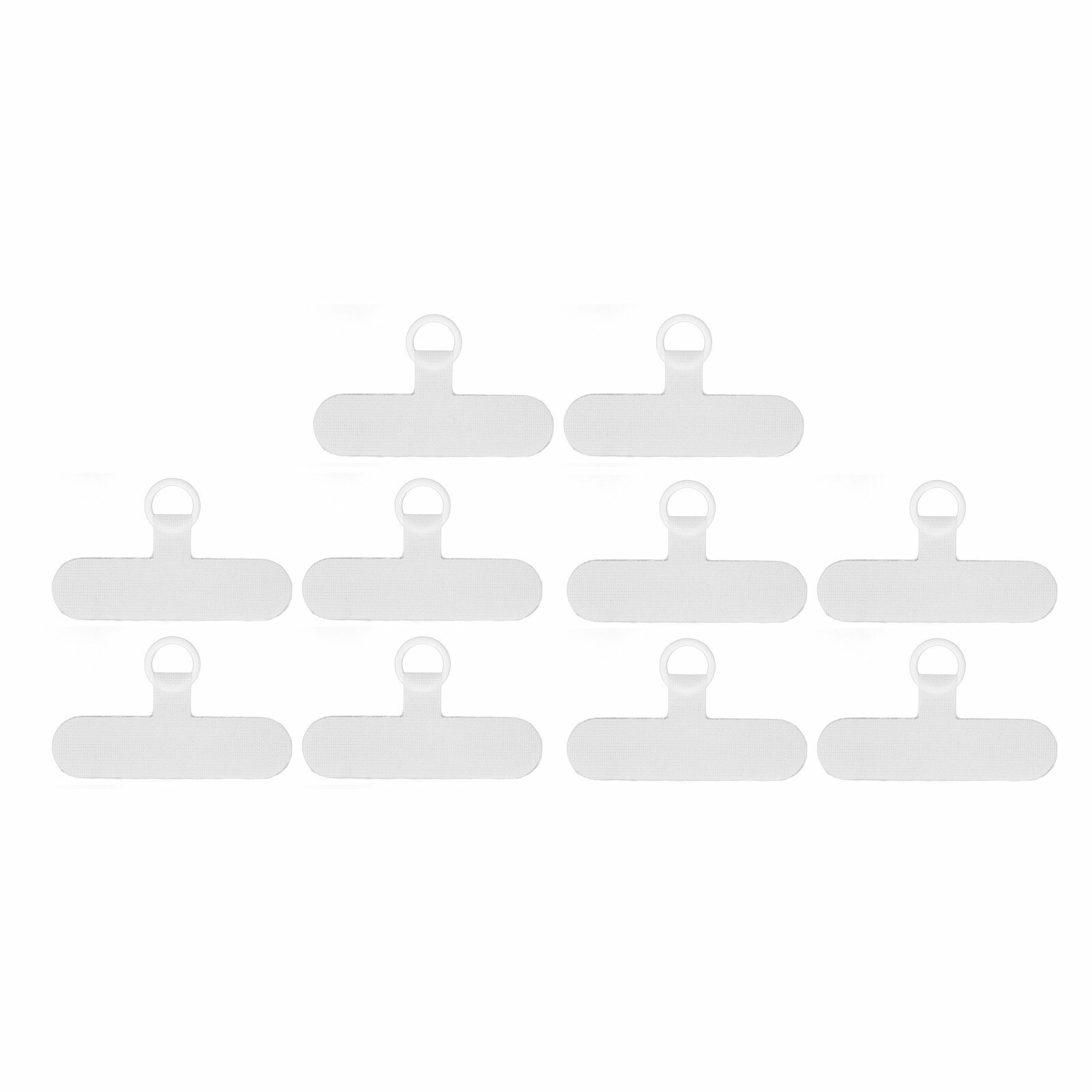 10 штук универсальных креплений для телефона, защитный шнур для смартфонов, предотвращение падений, без клея, белый