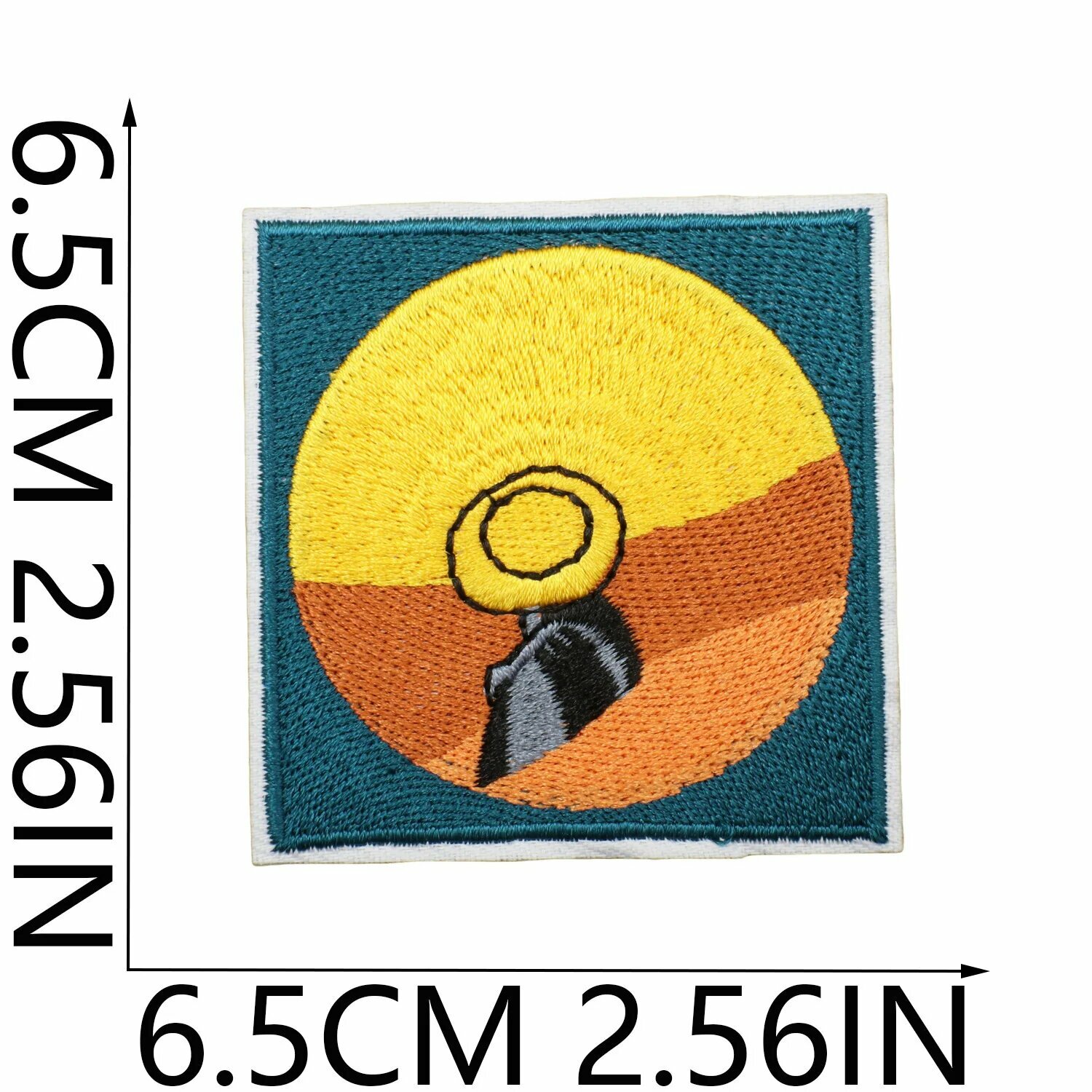 Термоклеевые нашивки "Солнце Восход" с цветами PGY HEHUOREN 8
