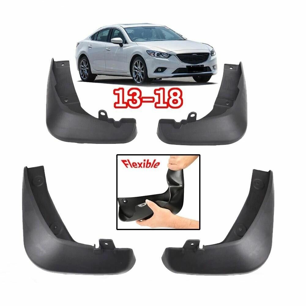 Брызговики передние и задние для Mazda/Мазда 6 GJ GL Atenza/Атенза 2013-2018 2019
