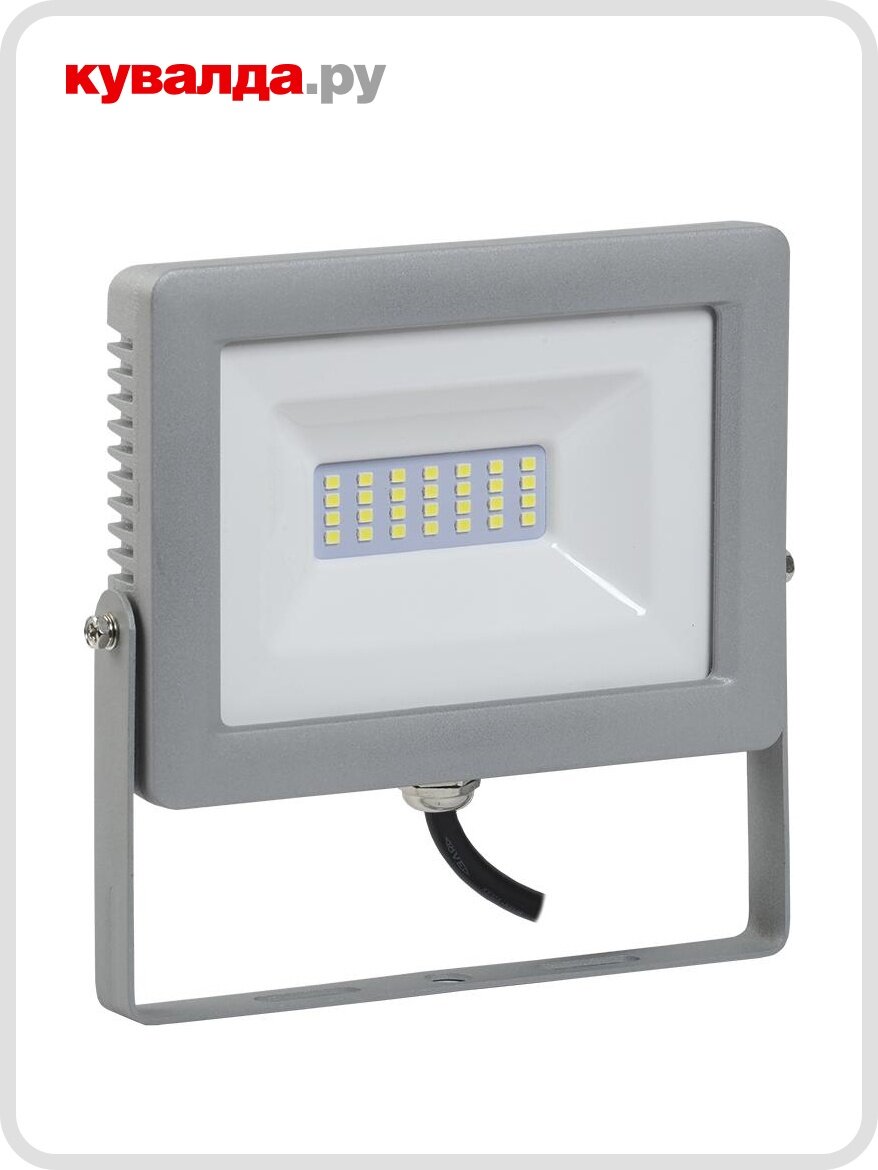 Прожектор IEK СДО 07-30 IP65 6500K серый