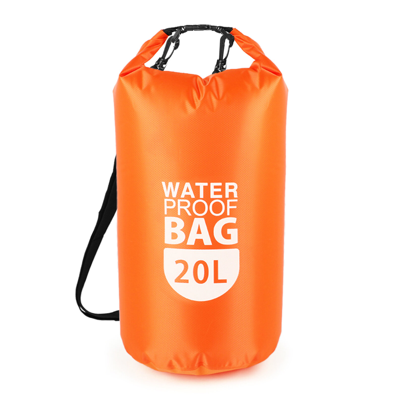 PVC Dry Waterproof Floating Bag Roll Top Dry Bag 10L/20L Black/Blue/Orange/Red/Green Water Sports Storage Bag Lightweight Dry Sack