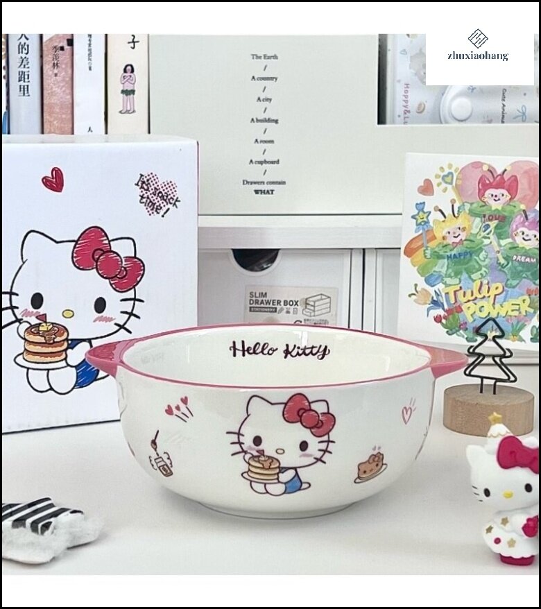 Эксклюзивная детская тарелка для супа Sanrio с мультяшным дизайном, керамическая чаша Куломи для риса