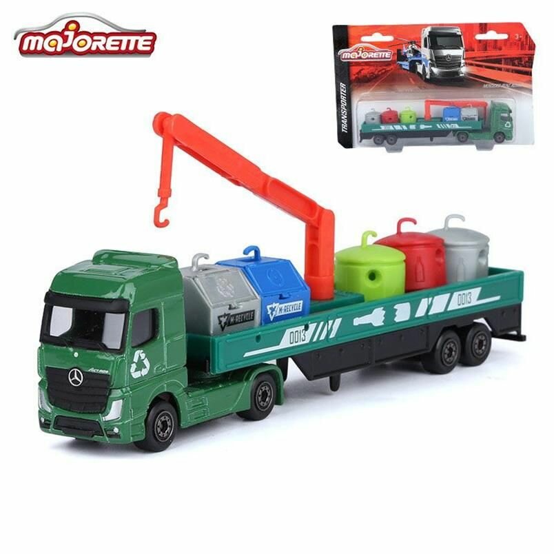 Машинка Majorette Mercedes-Benz Actros +Recycling truck