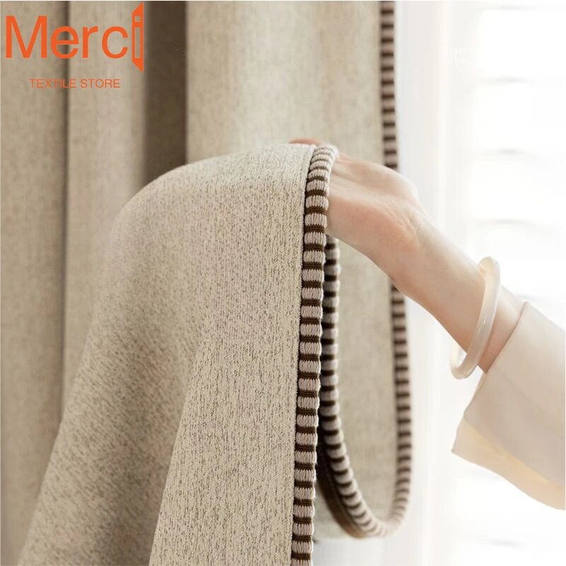 Французские шторы из полиэстера кремового цвета Pull pleated Tape, 1PC W170cmxH250cm, curtain with lace