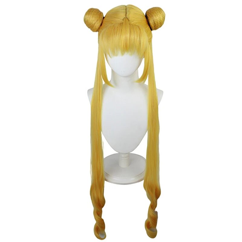 Косплей костюм Сейлор Мун Светло-желтый, XXL, Wig