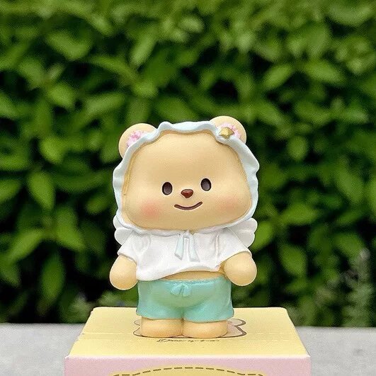 Мягкая игрушка Butter Bear: популярная коллекционная кукла-сюрприз в коробке, милый настольный декор, подарок для