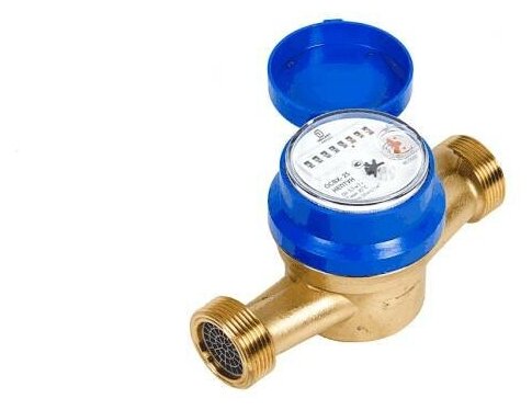 Счётчик х/в крыльчатый одноструйный Ду 25 Ру16 Qn=3,5 м3/ч 50С L=170мм резьба В/К освх исполнение "Нептун" Декаст 76-25-01