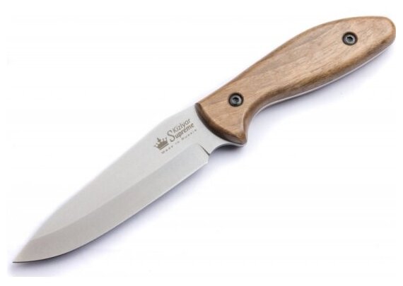 Нож туристический Kizlyar Supreme Flint (дерево) AUS-8, StoneWash