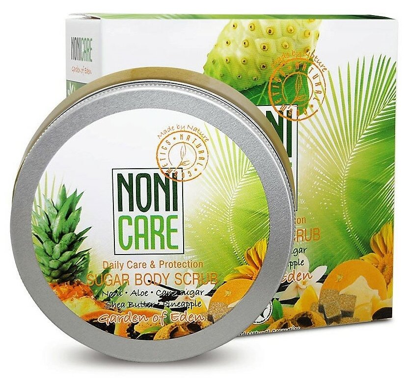 Сахарный скраб для тела антицеллюлитный с маслами и АНА кислотами NONICARE 200мл