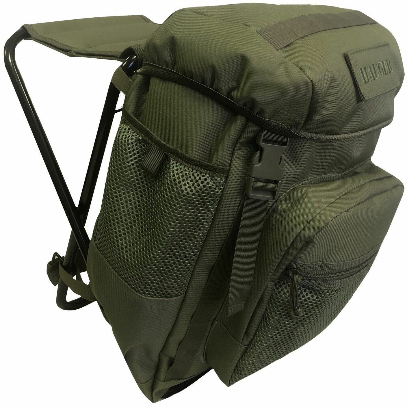 Рюкзак ORDKA HAUGER со стулом 32 литра, оливковый