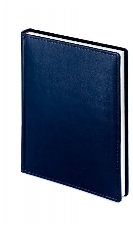 Ежедневник А6+ недатированный «Velvet» синий navy