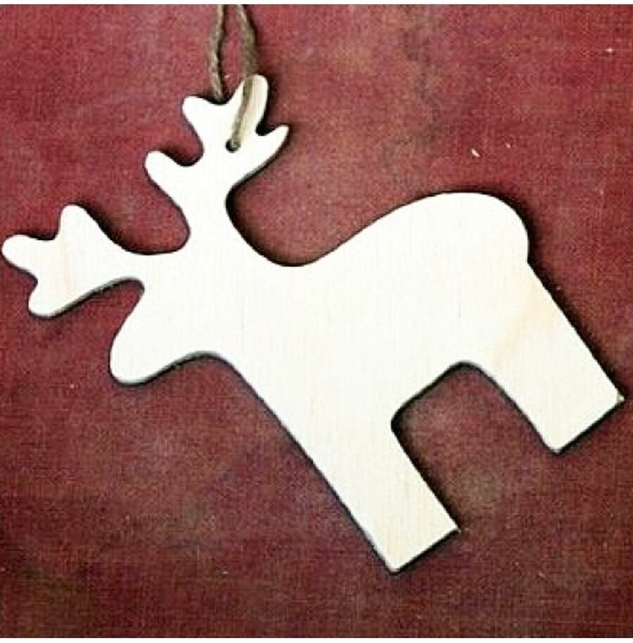 Деревянные заготовки декупаж Олень